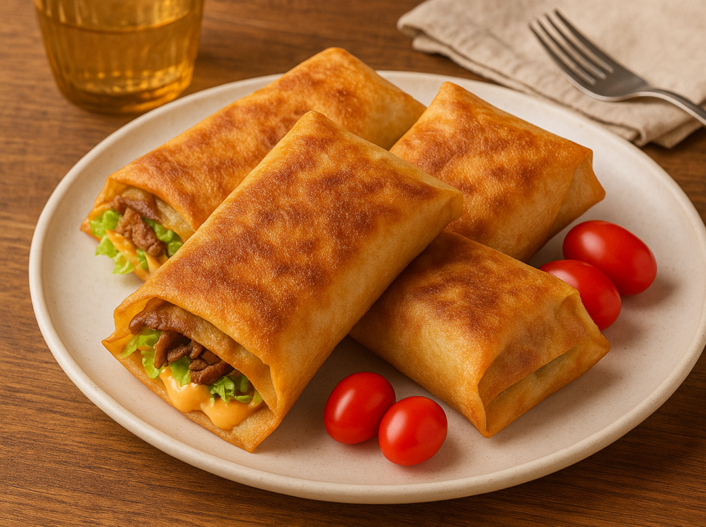 Tacos croustillant de brick kebab & sauce algérienne – Les Mille et une ...